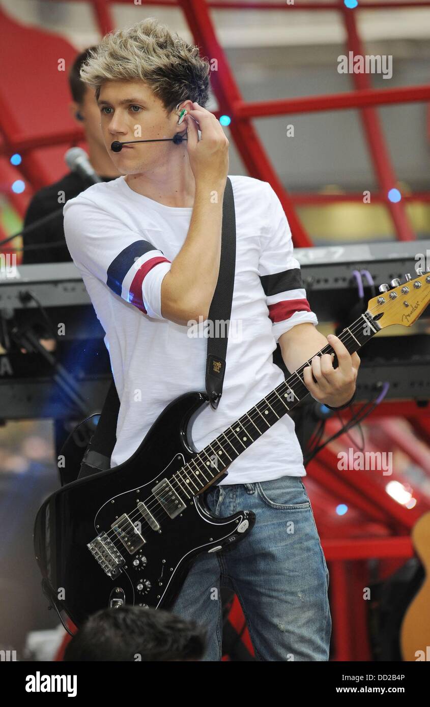 New York, NY. 23rd Aug, 2013. Niall Horan on stage for NBC Today Show ...