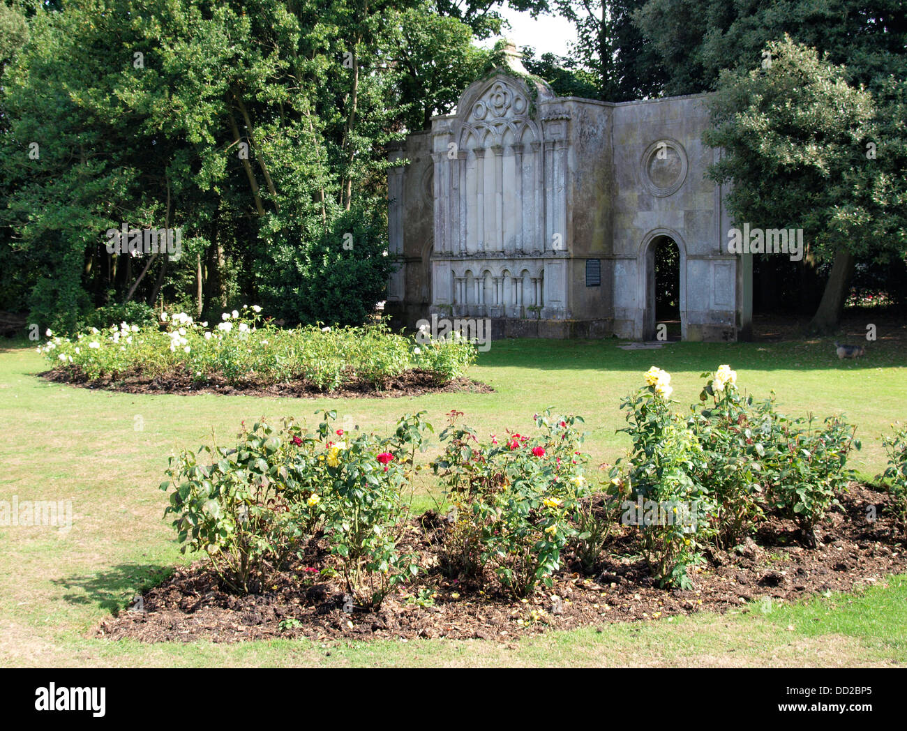 This structure is said to be a mausoleum of a Mrs Perkins who died in ...