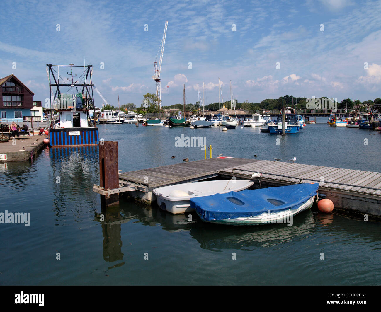 Lymington harbor hi-res stock photography and images - Alamy