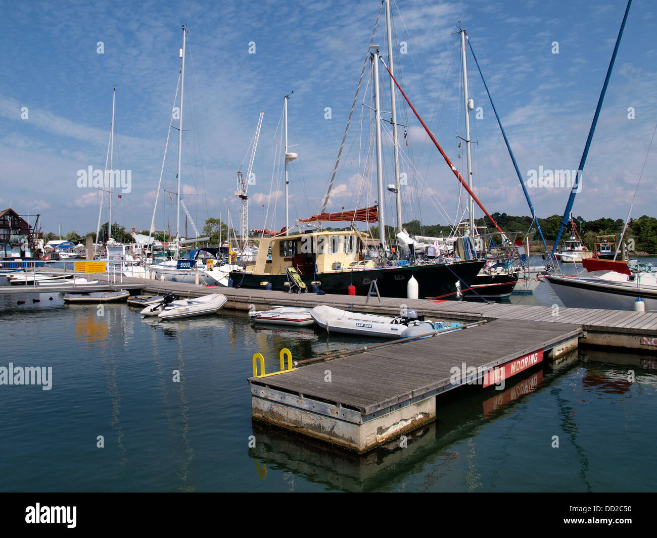 Lymington Harbour, Hampshire, UK 2013 Stock Photo - Alamy
