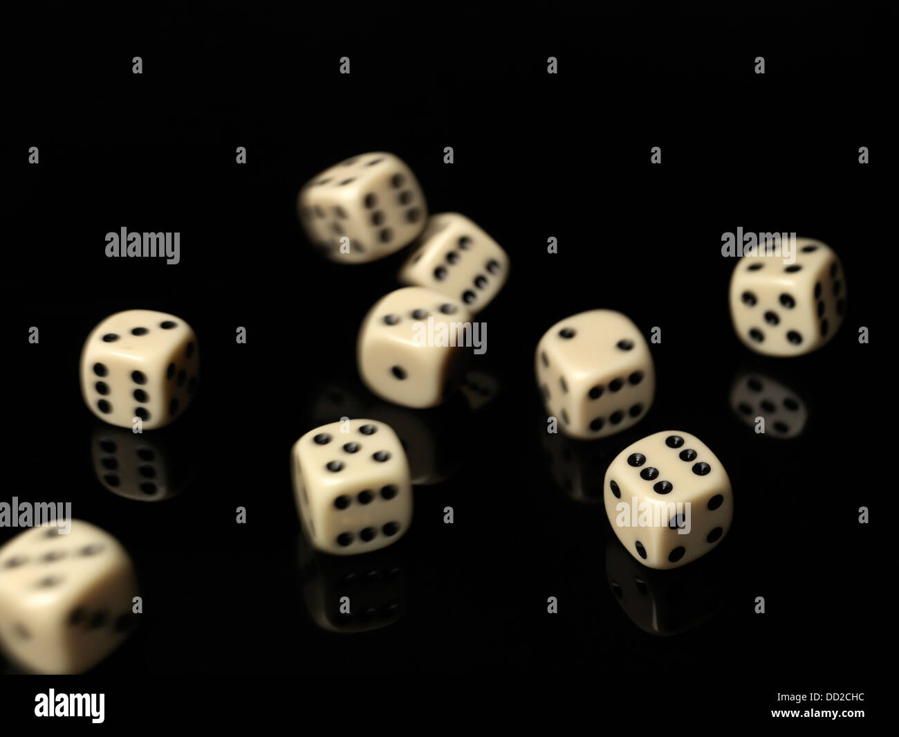 Board black game dices hi-res stock photography and images - Alamy