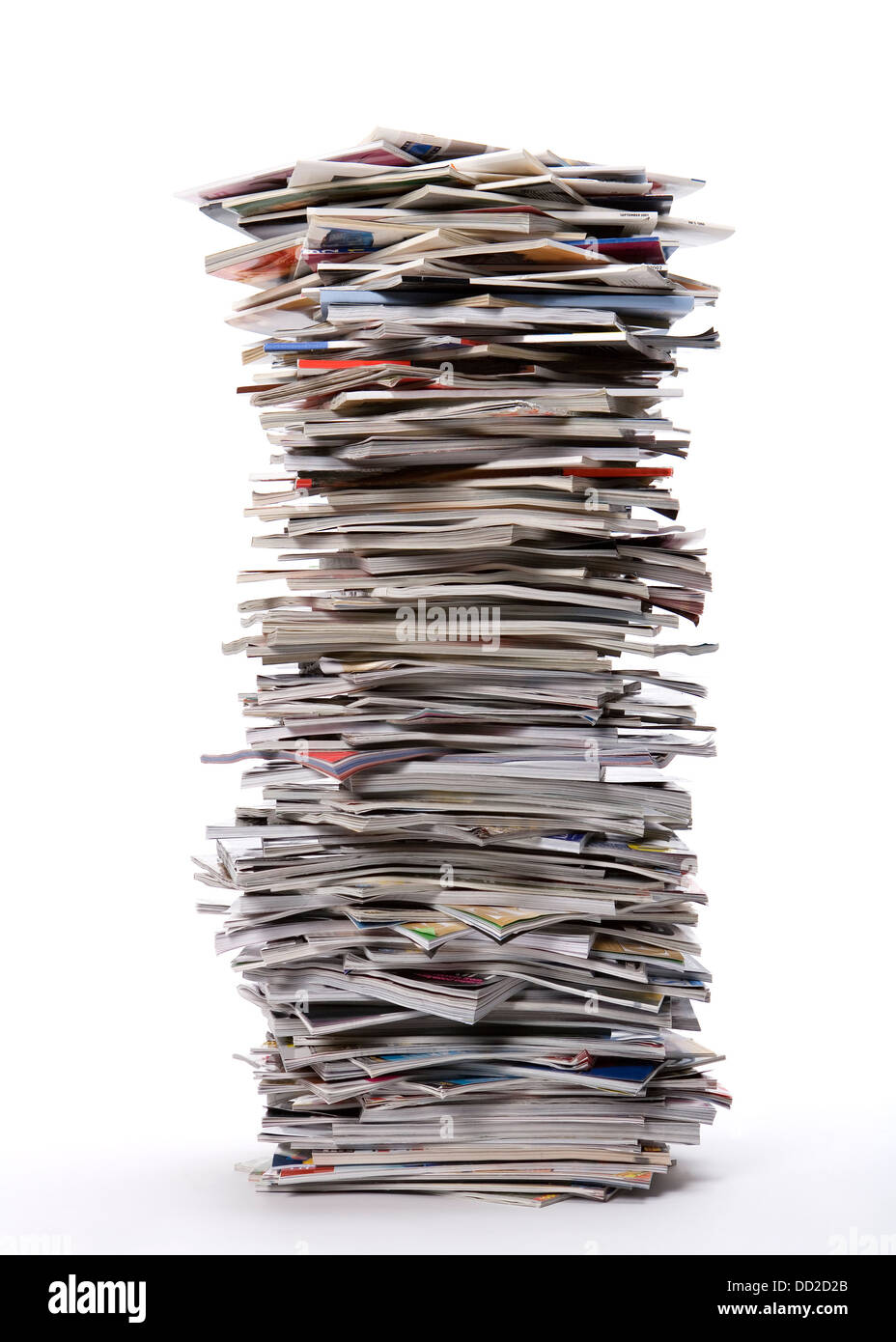Stack of Magazines Stock Photo - Alamy