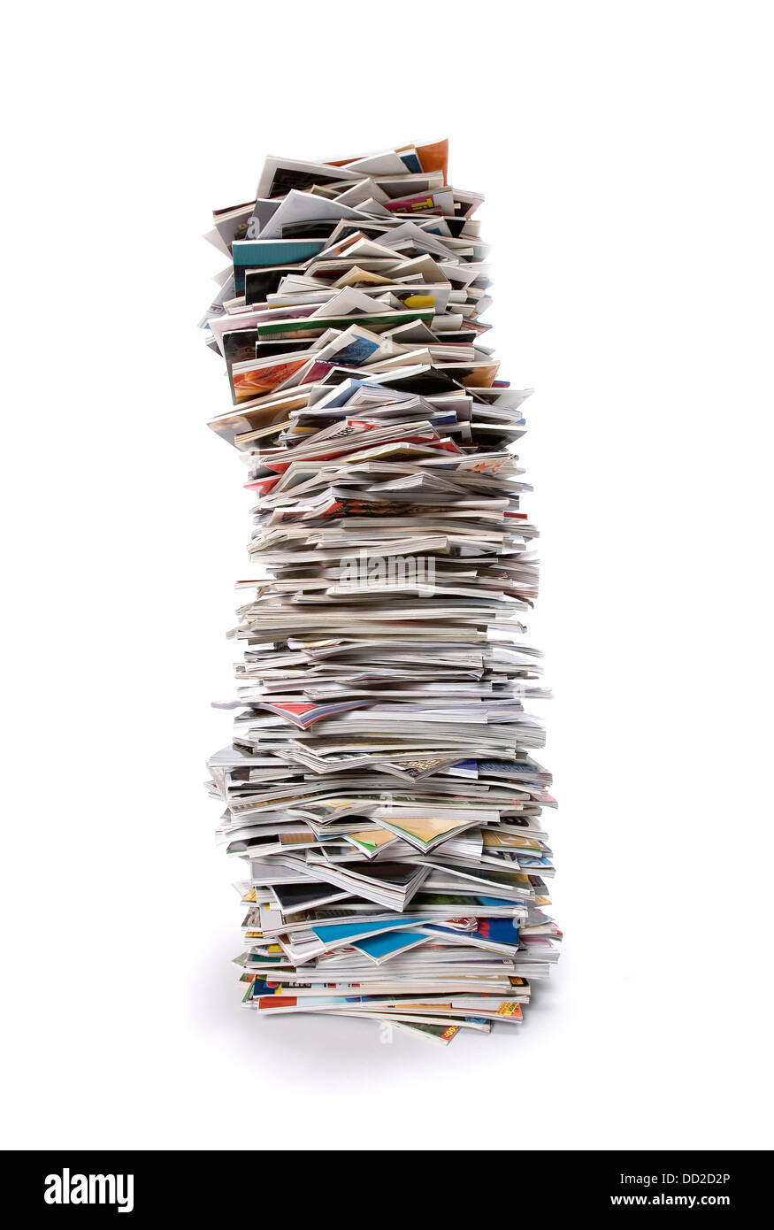 Stack of Magazines Stock Photo - Alamy