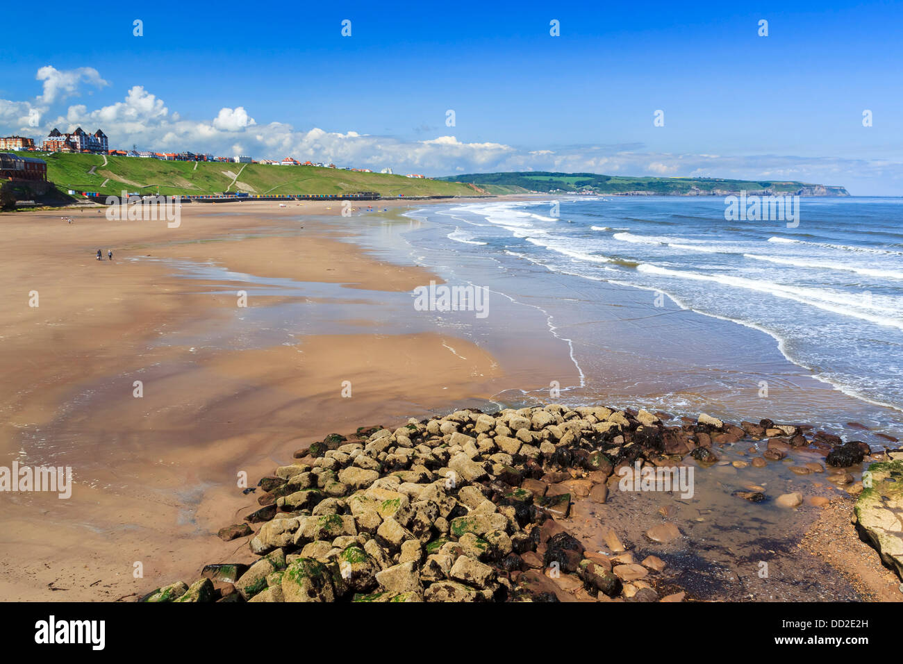 Beach at Whitby Sands North Yorkshire England UK Europe Stock Photo - Alamy