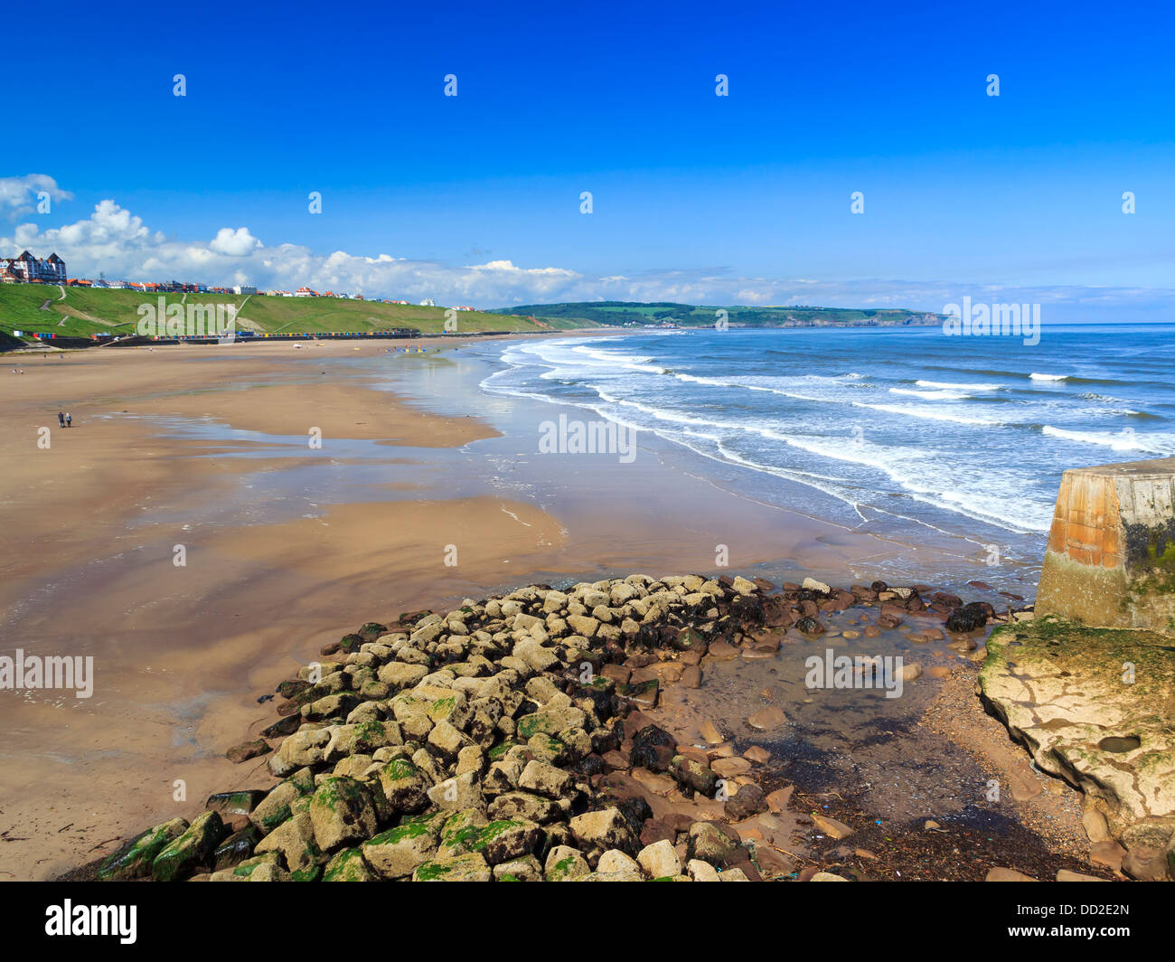 Beach at Whitby Sands North Yorkshire England UK Europe Stock Photo - Alamy