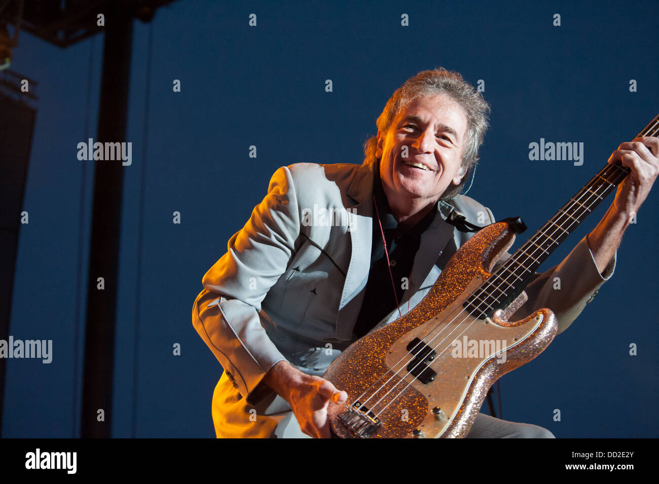 LINCOLN, CA - AUGUST 16: Rowland Salley performs with Chris Isaak at ...