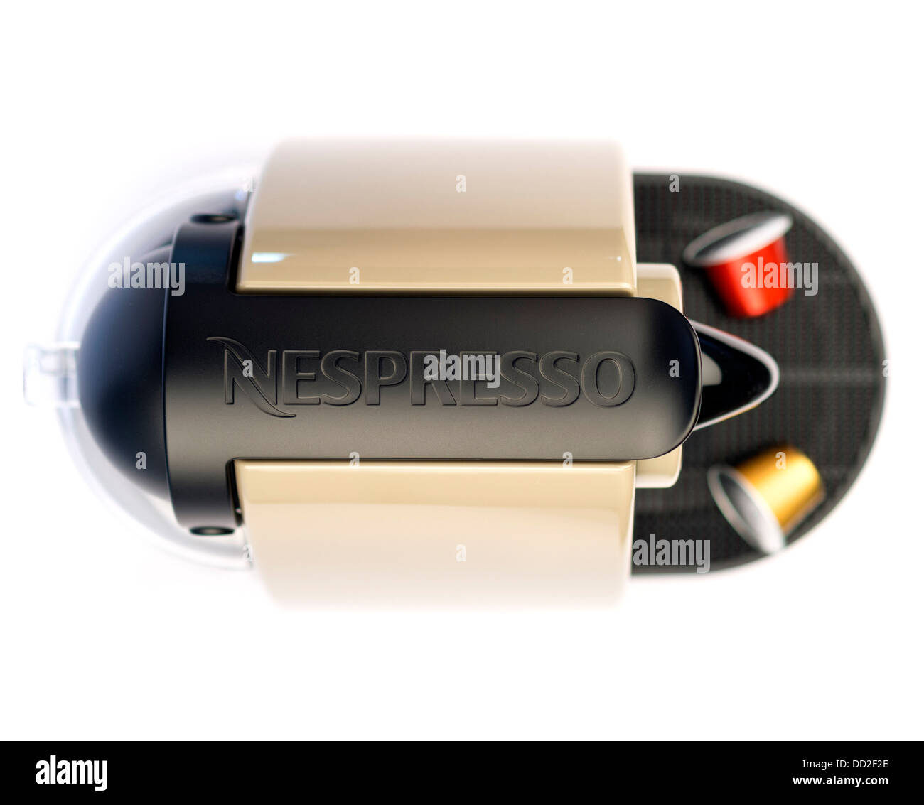 Nespresso capsule above Cut Out Stock Images & Pictures - Alamy