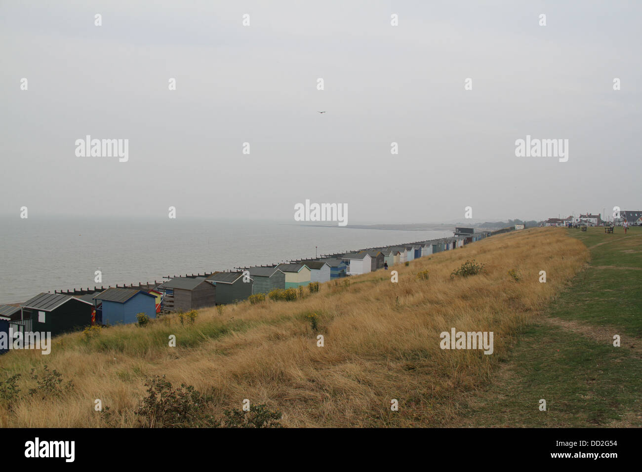 Beach huts at Tankerton, Whitstable on the north Kent coast Stock Photo ...