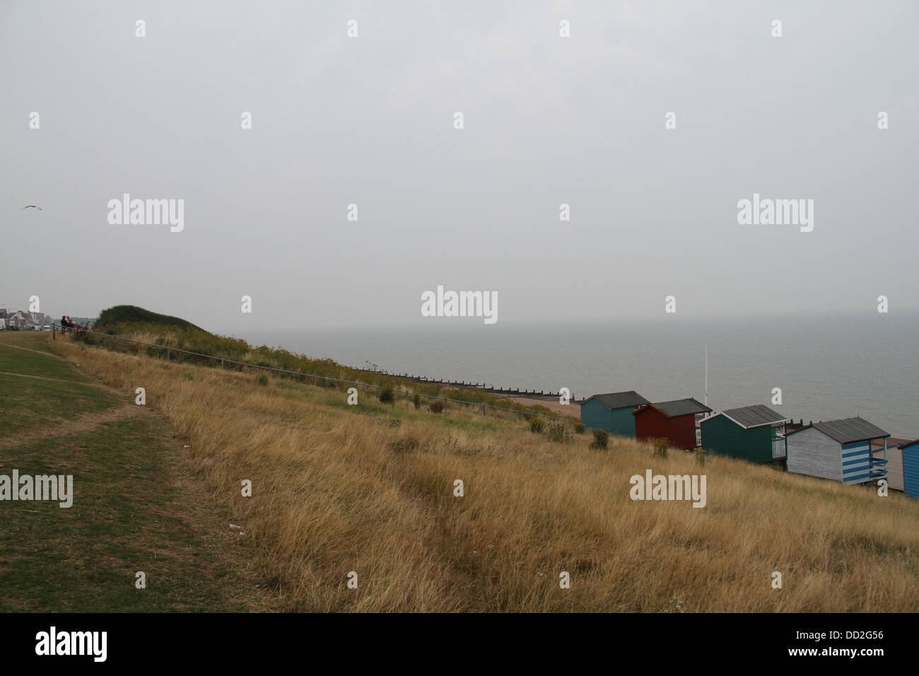 Beach huts at Tankerton, Whitstable on the north Kent coast Stock Photo ...