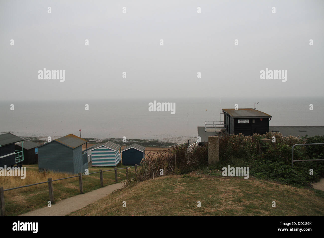 Beach huts at Tankerton, Whitstable on the north Kent coast Stock Photo ...