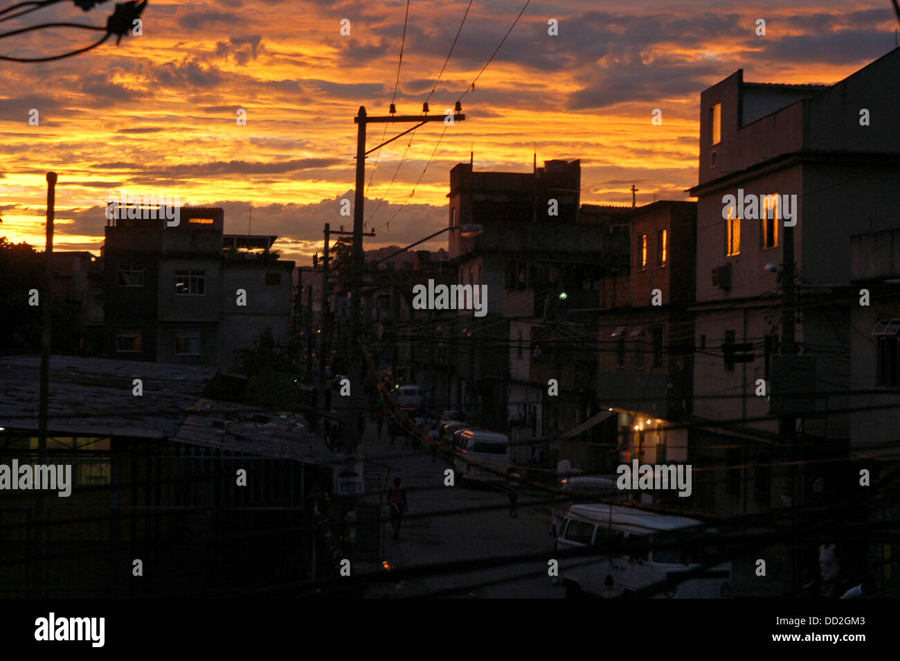 Dwellings at Favela da Maré, in a region known as Nova Holanda, Rio de ...