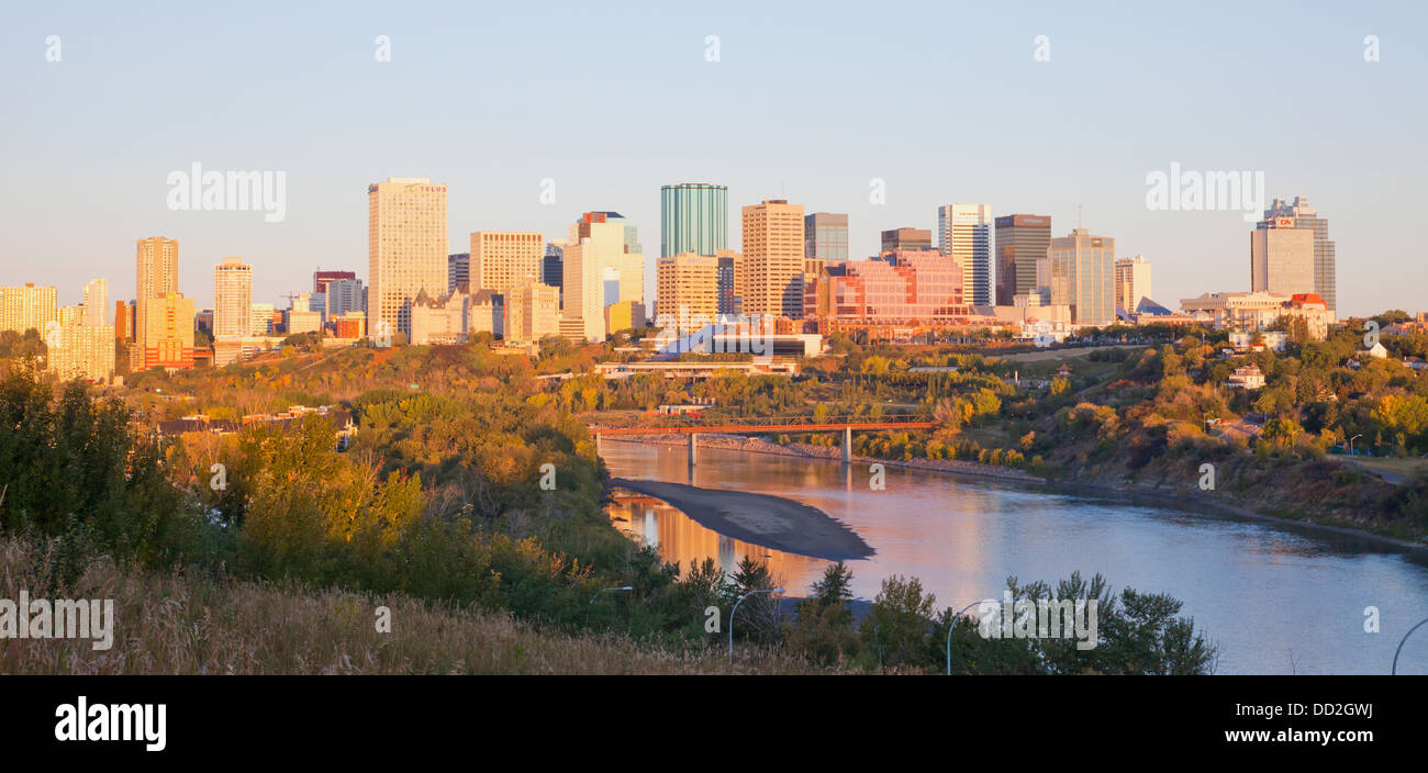 City Of Edmonton Skyline; Edmonton, Alberta, Canada Stock Photo - Alamy