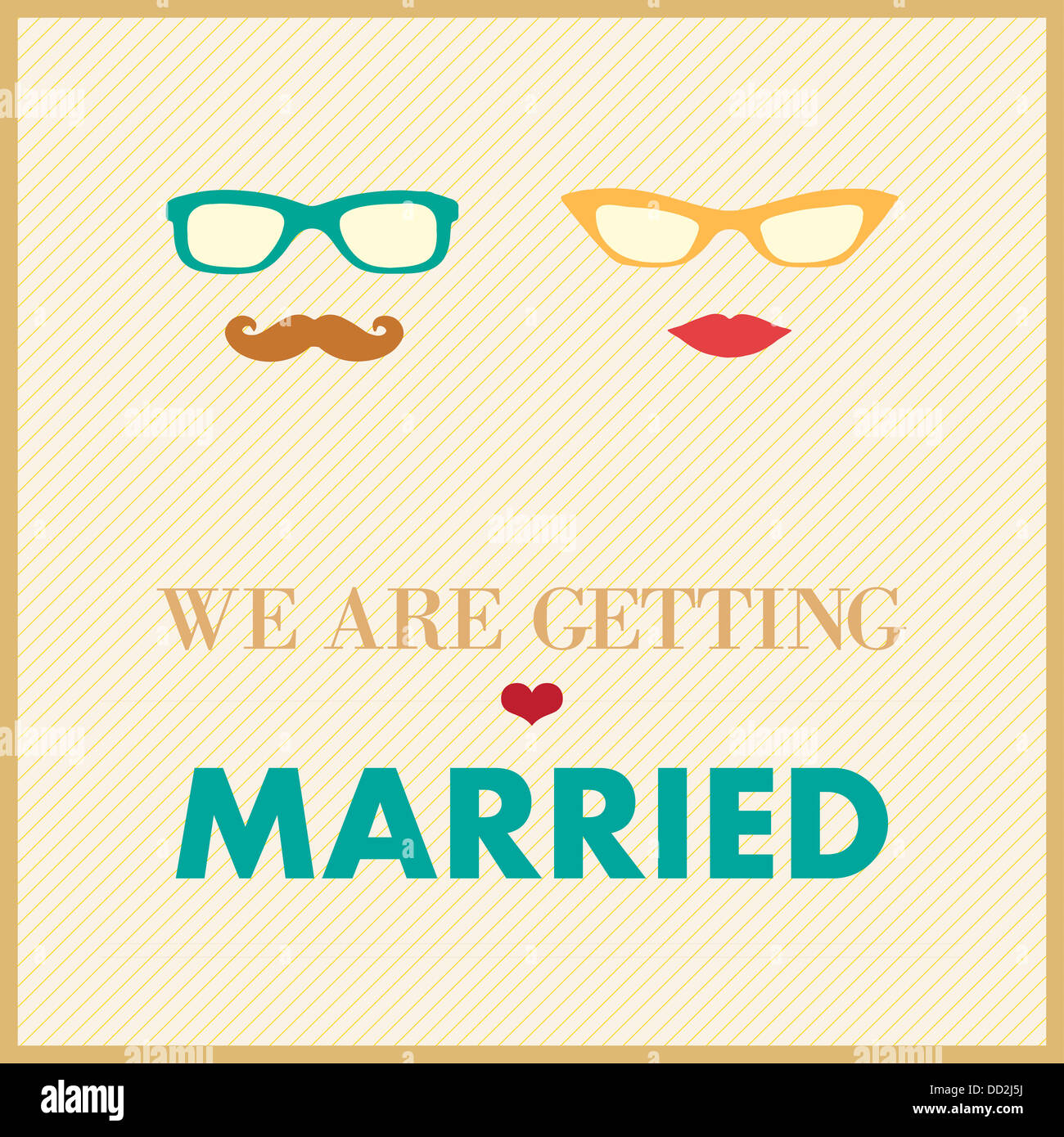 wedding invitation card template, couple Stock Photo - Alamy