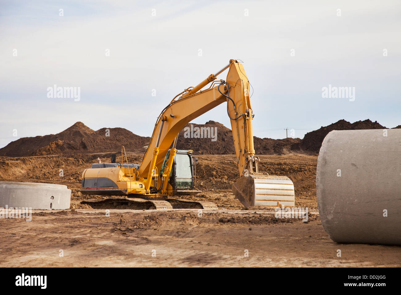 Infrastructure Development In A New Residential Area; Edmonton, Alberta ...