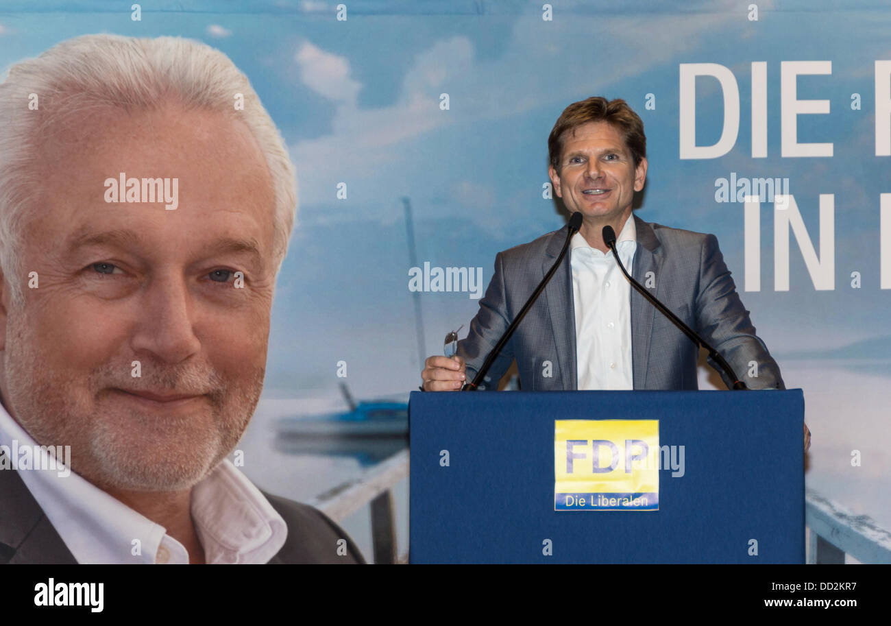 Eckernfoerde, Germany . 23rd Aug, 2013. Dr. Heiner Garg, former Social ...