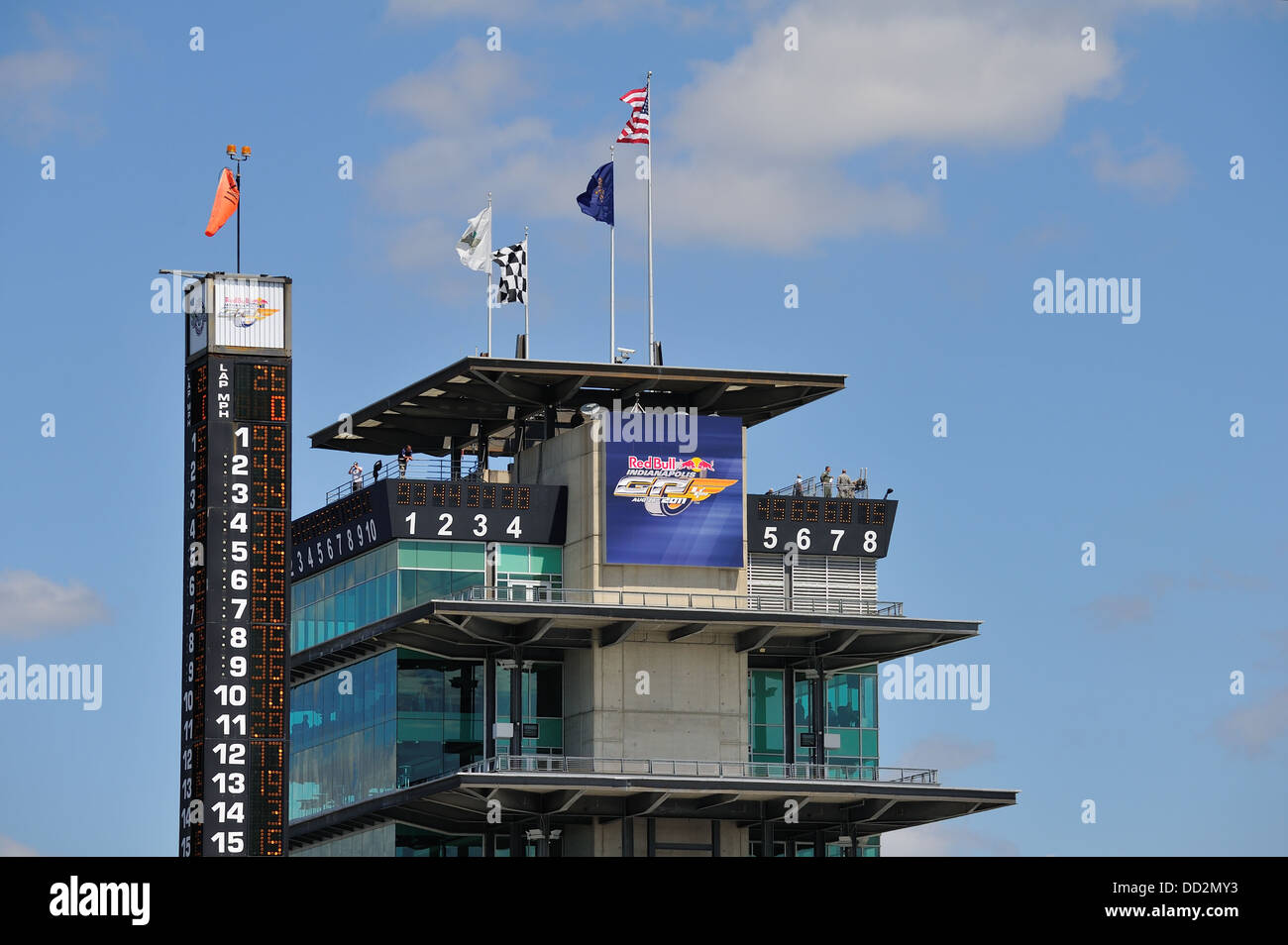 Indianapolis Motor Speedway race control tower Stock Photo - Alamy