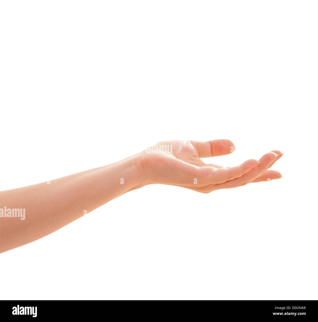 empty hand men isolated on white Stock Photo - Alamy