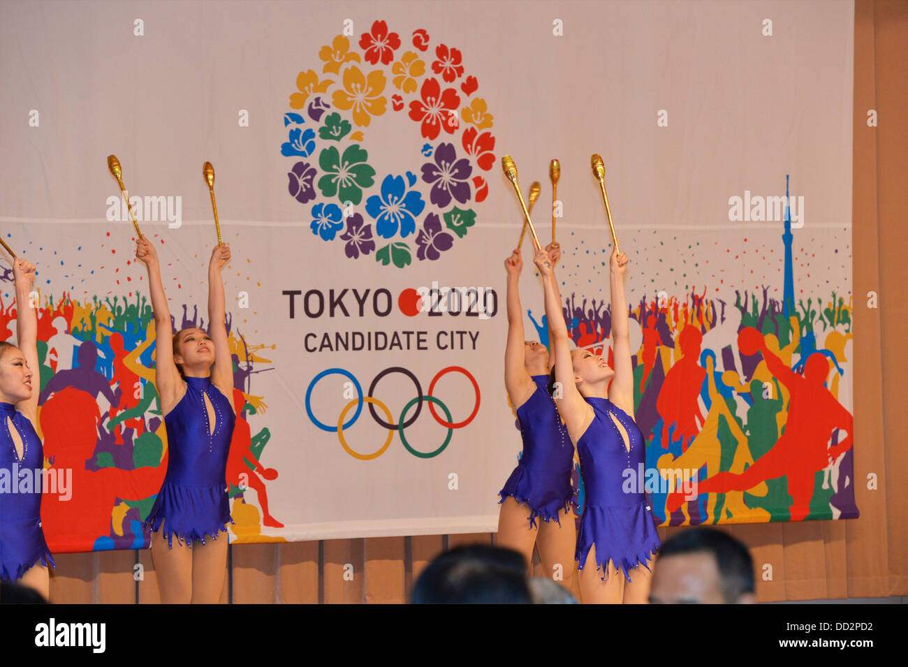 Tokyo, Japan. 23rd Aug, 2013. Tokyo 2020 Bid Committee's kick off ...
