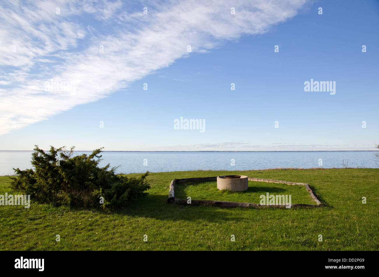 Barbeque place at coast Stock Photo - Alamy