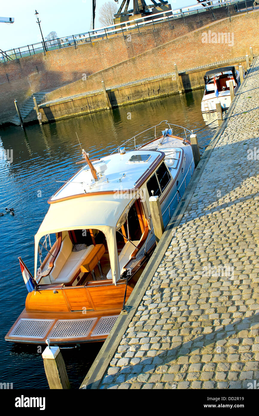 Boats in the port of Heusden. The Netherlands Stock Photo - Alamy