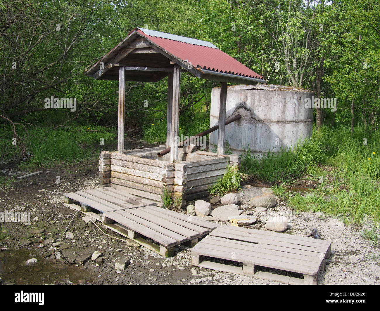 Spring water pipe hi-res stock photography and images - Alamy