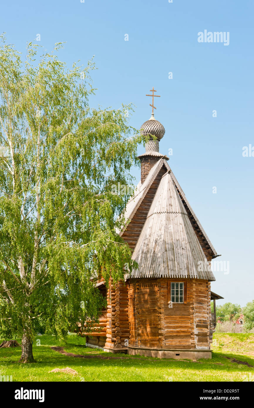 Russian wooden church hi-res stock photography and images - Alamy