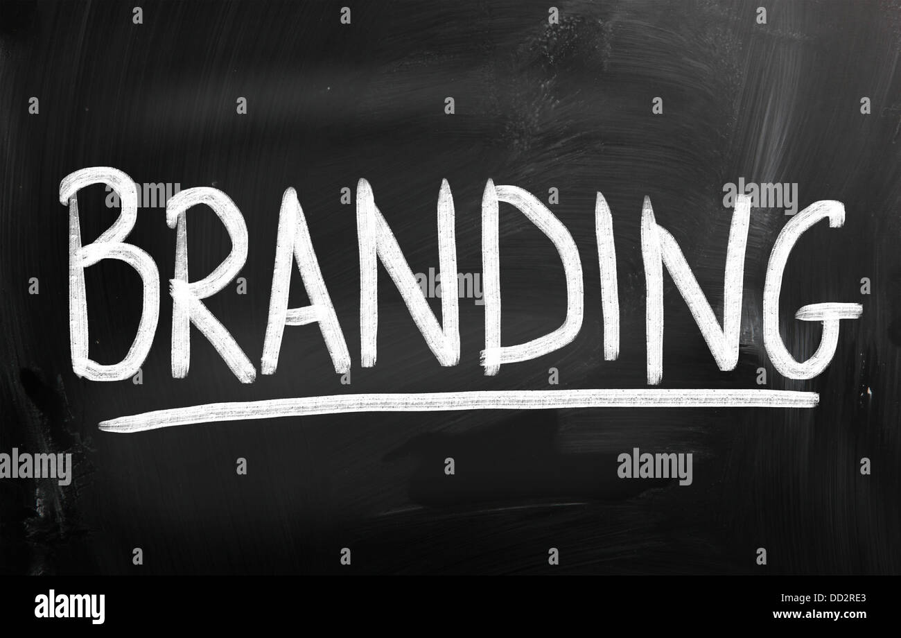 Advertising Concept Handwritten With Chalk On a Blackboard Stock Photo ...
