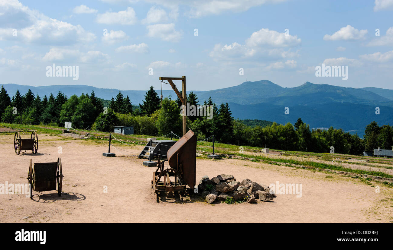 The gallows at the Natzweiler-Struthof German concentration camp ...