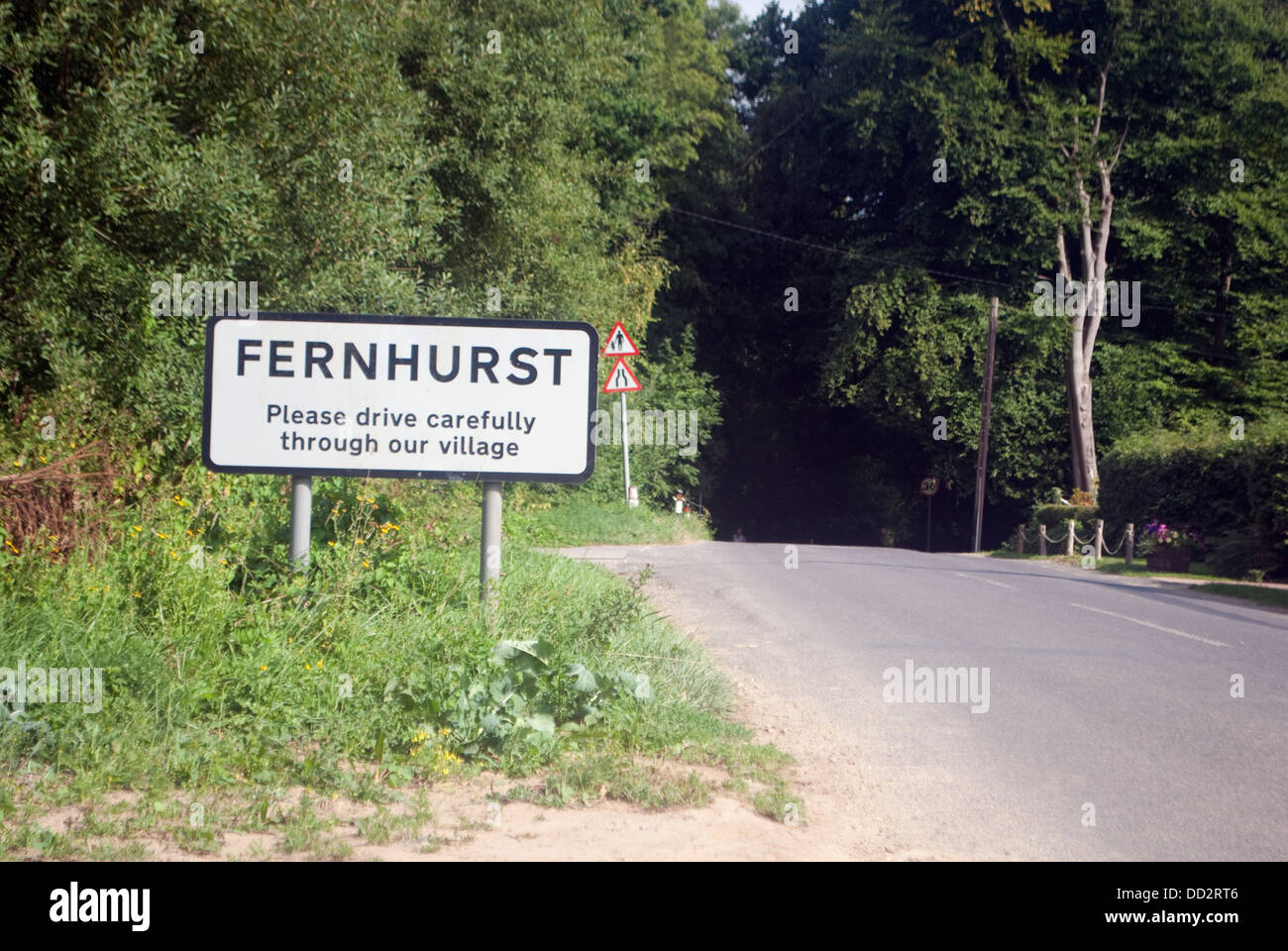 Fernhurst Village Sign, West Sussex, England Stock Photo - Alamy