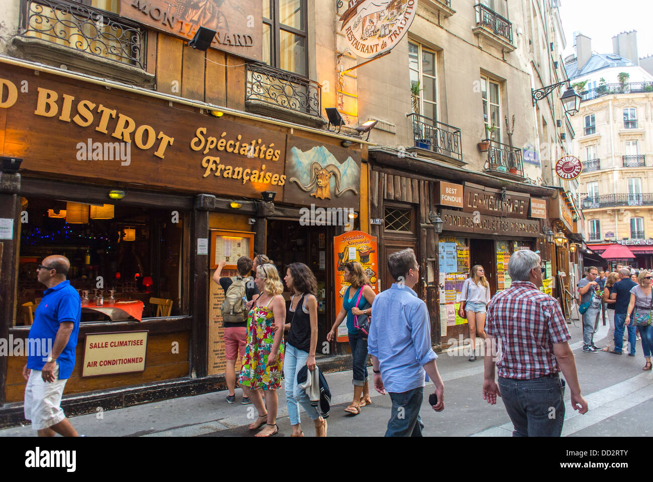 Paris, France, Street Scenes, French BIstro Restaurant, "Le Grand ...