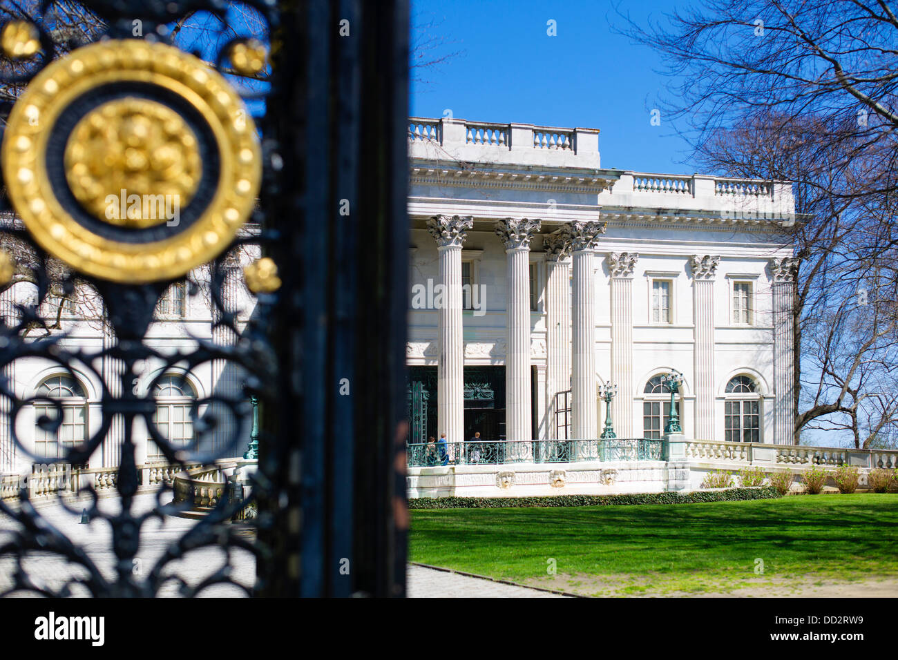 Marble House Newport Rhode Island USA Stock Photo - Alamy