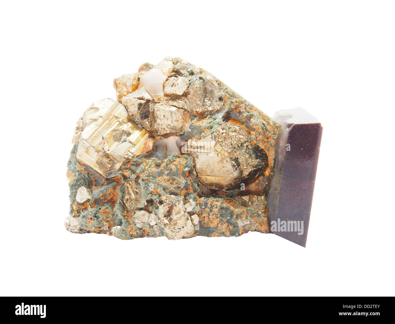 Chalcopyrite copper ore Cut Out Stock Images & Pictures - Alamy