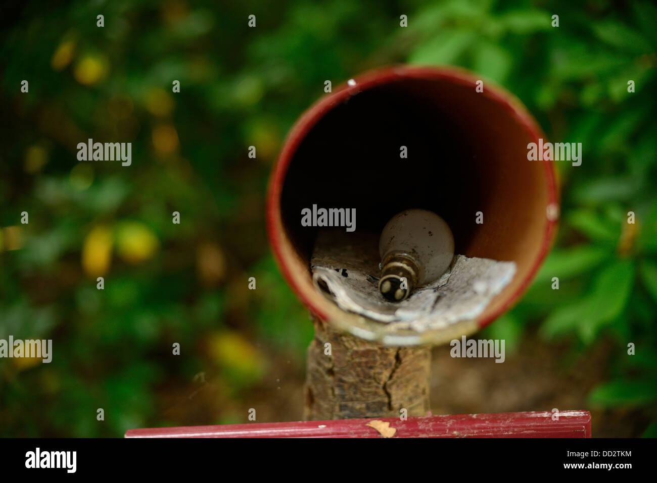 A circular letterbox Stock Photo - Alamy