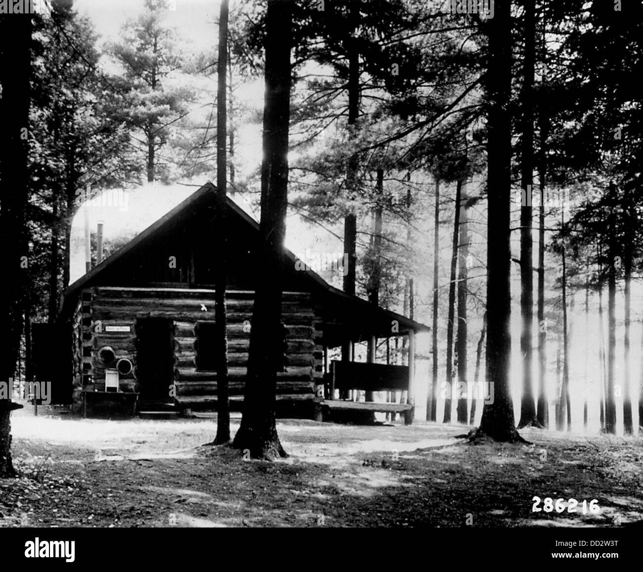 Old log and lake Black and White Stock Photos & Images - Alamy