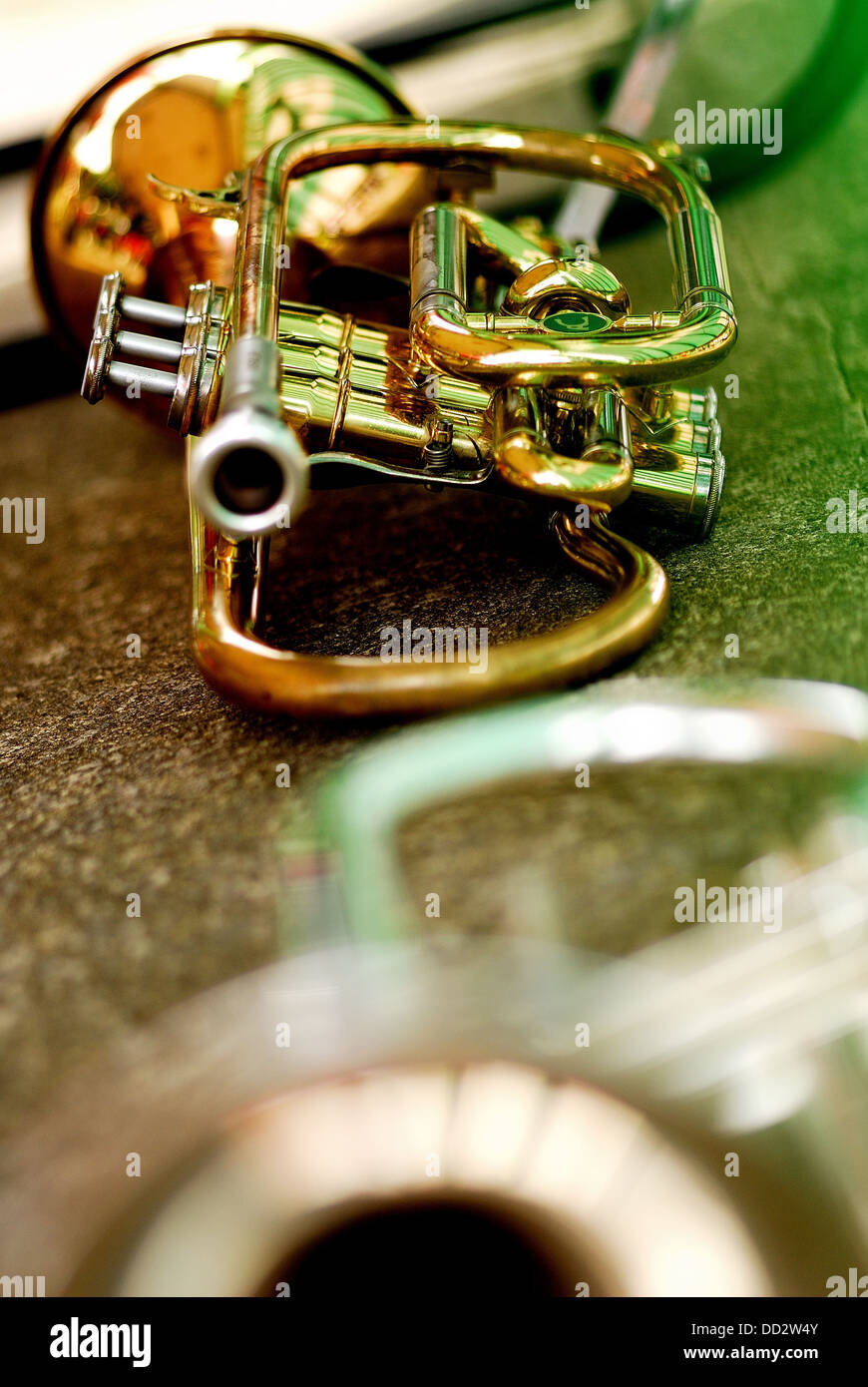 Cornet instrument hi-res stock photography and images - Alamy