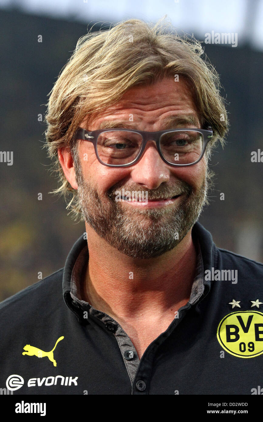 Dortmund, Germany. 23rd Aug, 2013. Dortmund's head coach Juergen Klopp ...