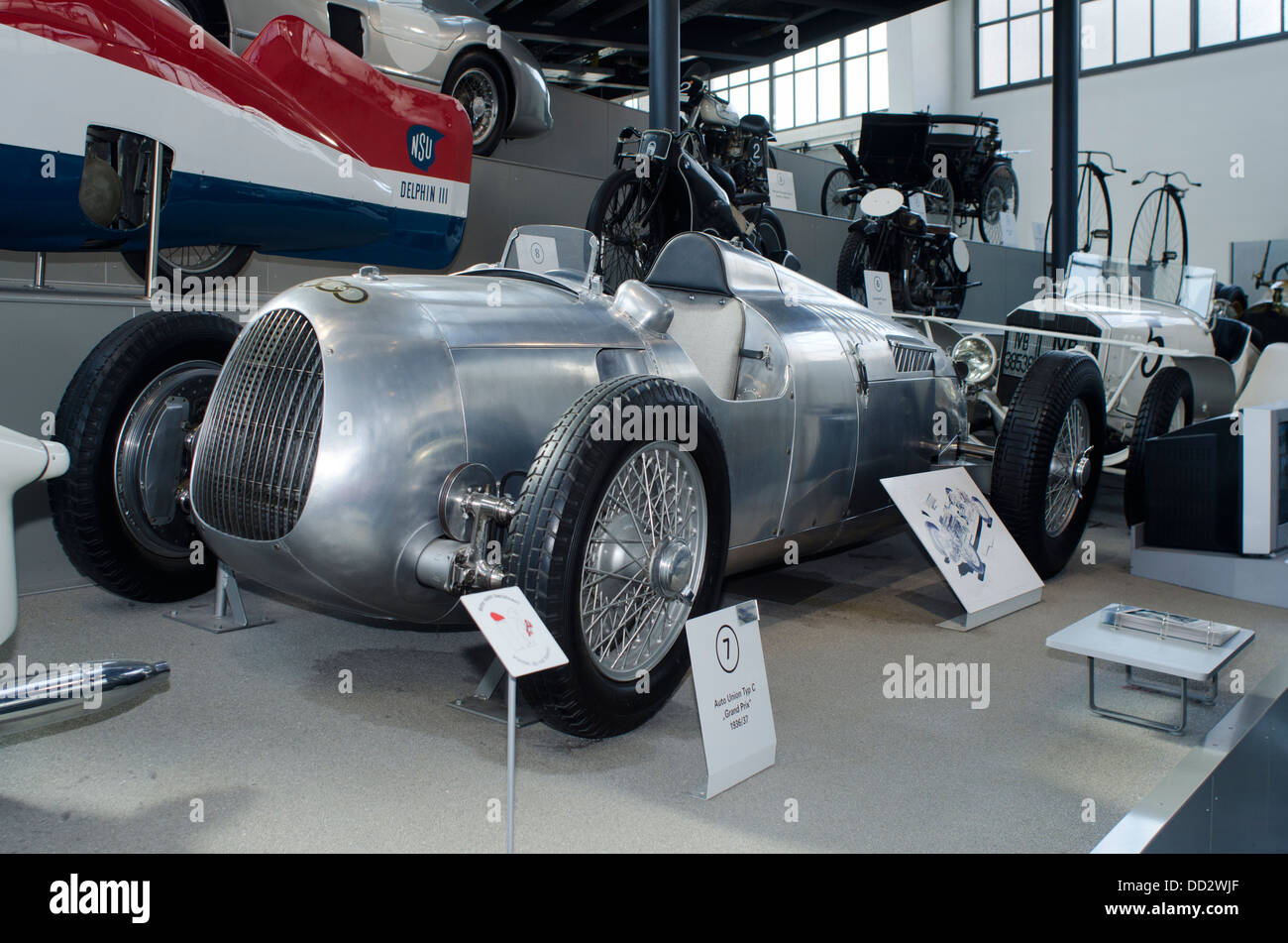 Auto Union grand prix Deutsches Museum car cars Stock Photo - Alamy