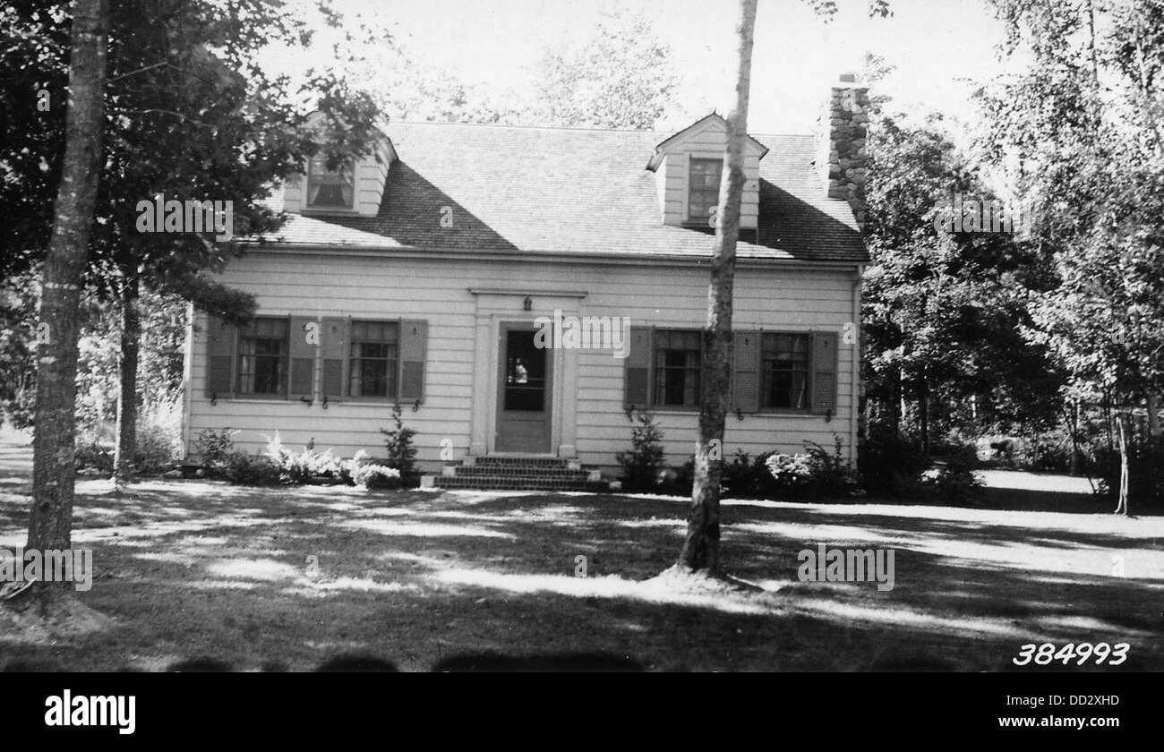 The ranger’s dwelling at Eagle River is a simple structure built to ...