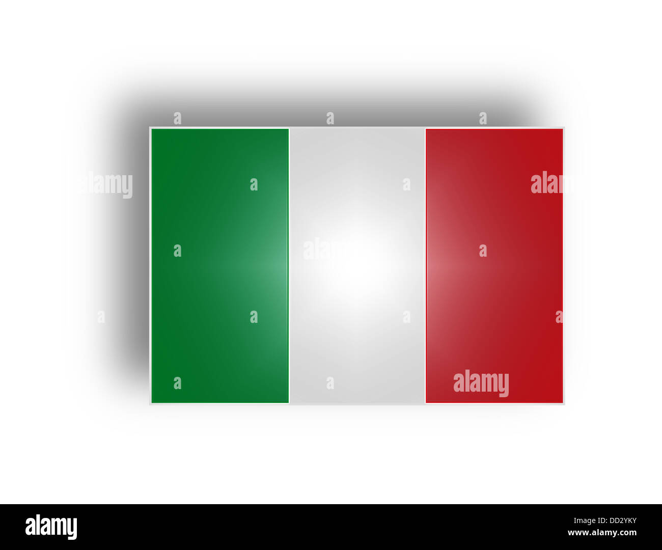Flag of Italy (stylized I Stock Photo - Alamy