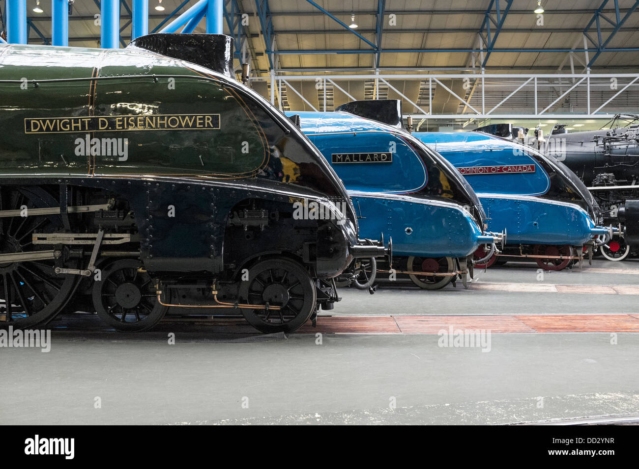 Preserved LNER A4 Pacific steam engines in York Railway Museum Stock ...