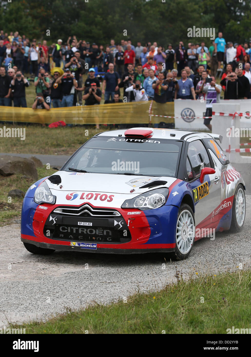 Baumholder, Germany. 24th Aug, 2013. Polish rally driver Robert Kubica ...
