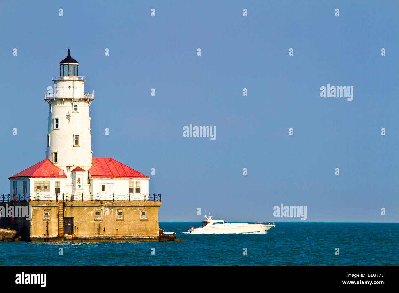 Chicago harbor lighthouse. Chicago, IL, USA Stock Photo - Alamy