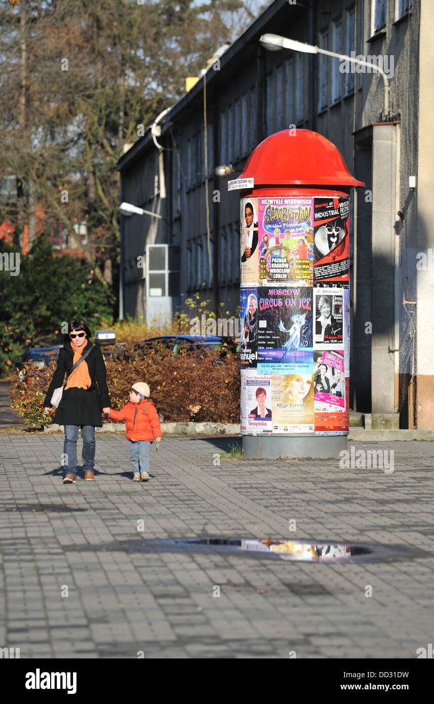 Advertising Pillars High Resolution Stock Photography and Images - Alamy