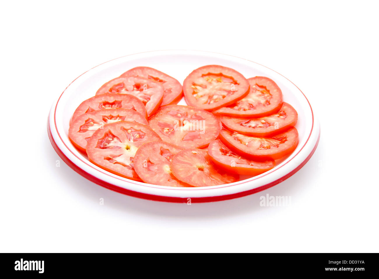 Fresh sliced tomato hi-res stock photography and images - Alamy