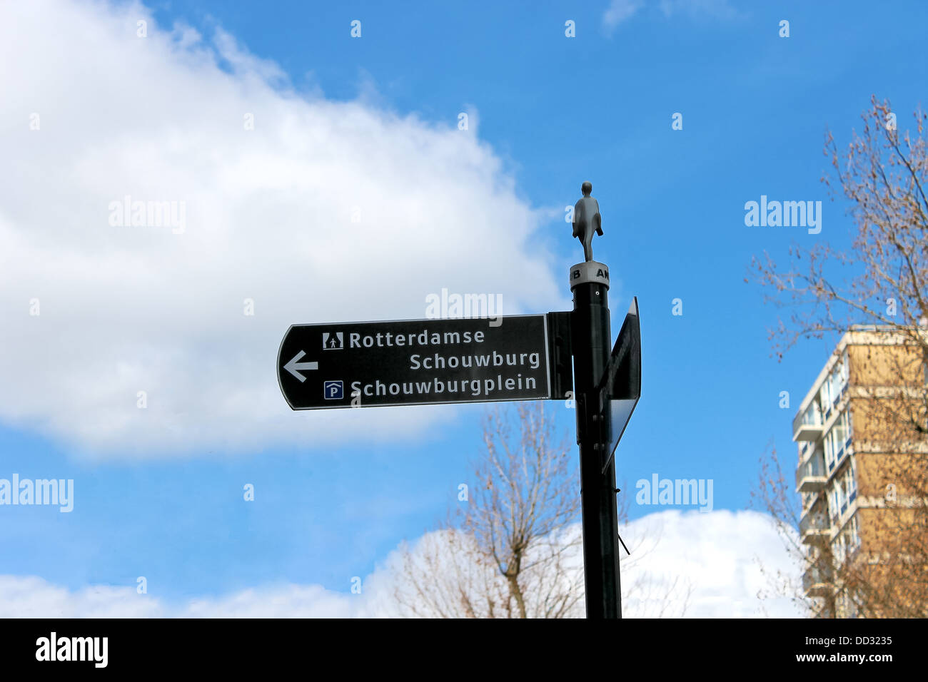 Road sign on street in Rotterdam.The Netherlands Stock Photo - Alamy