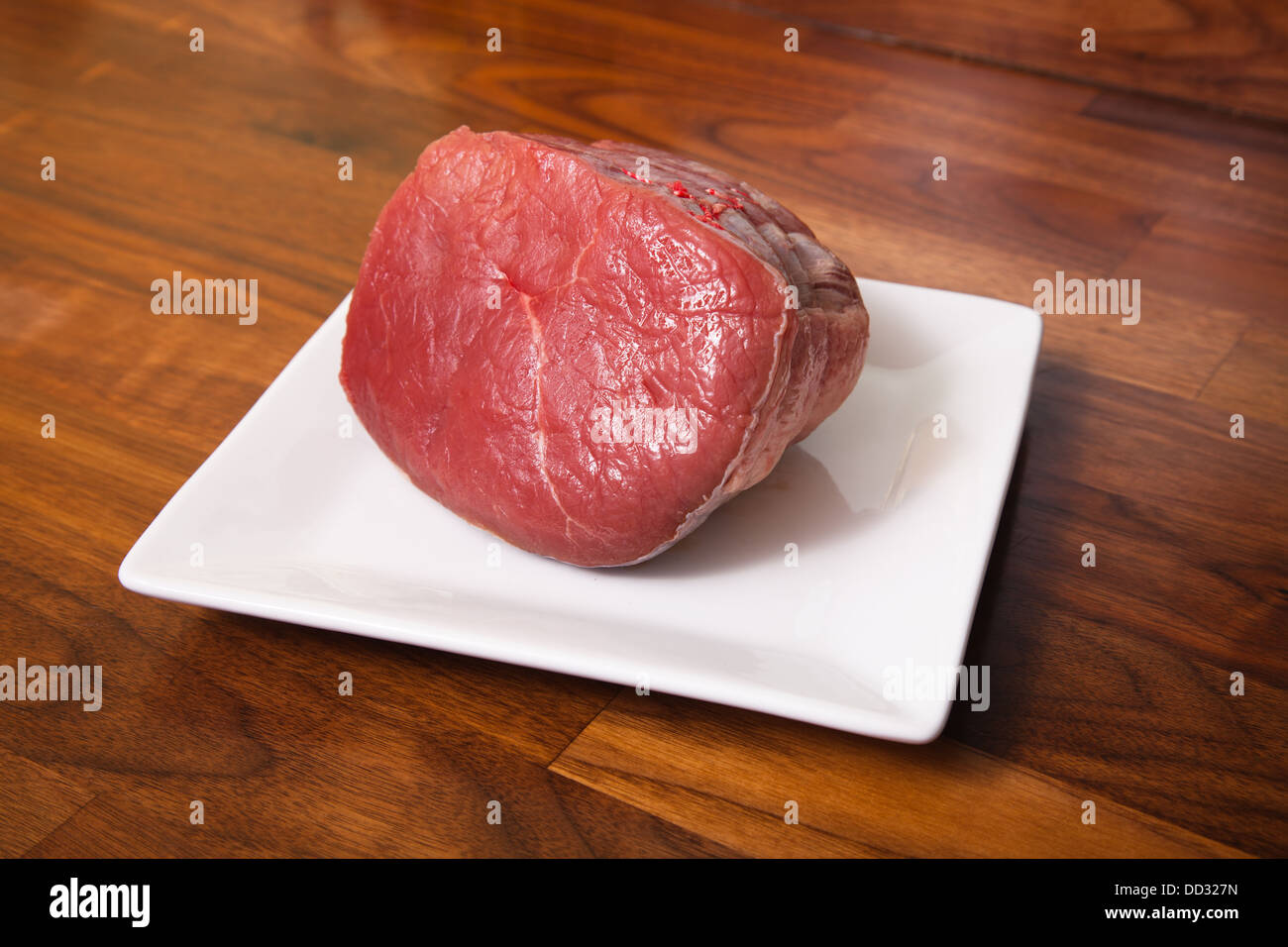 Joint raw lean beef ready for cooking Stock Photo - Alamy