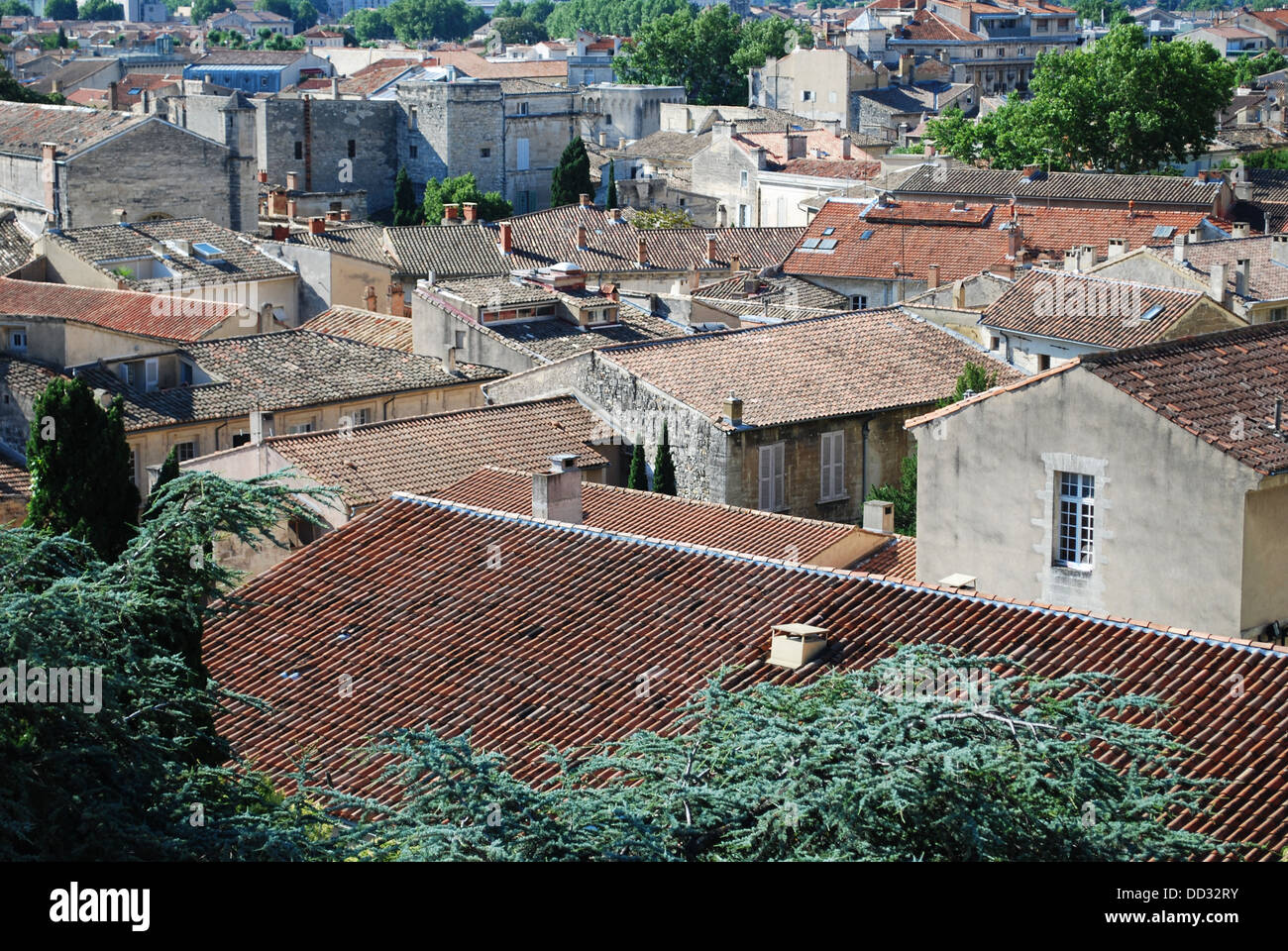Cityscape roof rooftop provence hi-res stock photography and images - Alamy
