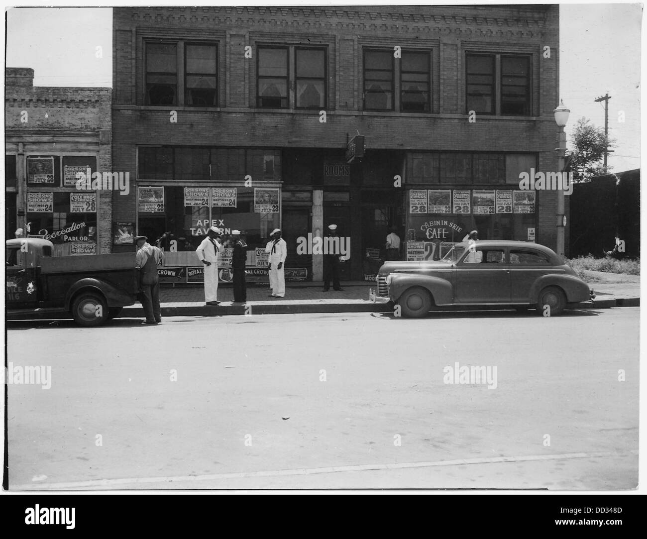 Dining spot Black and White Stock Photos & Images - Alamy