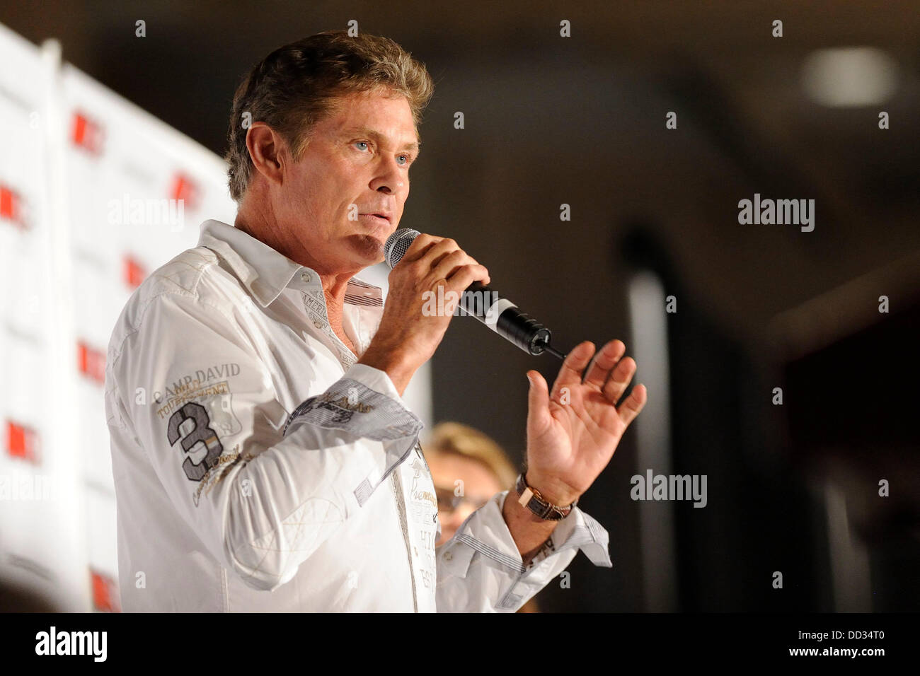 Toronto, Canada. 23rd Aug 2013. David Hasselhoff appearance at the 2013 ...
