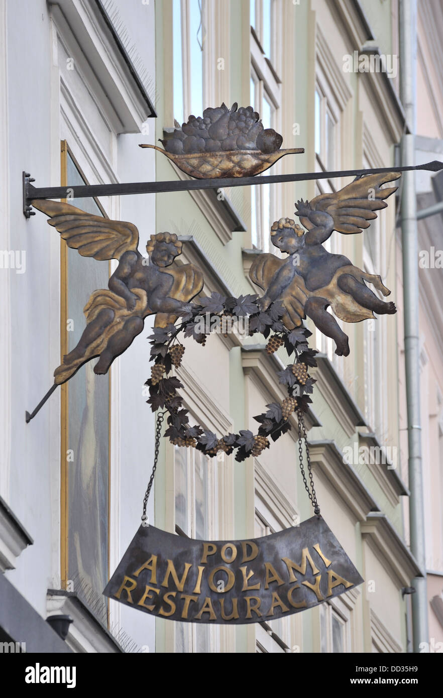 Metal restaurant sign hi-res stock photography and images - Alamy